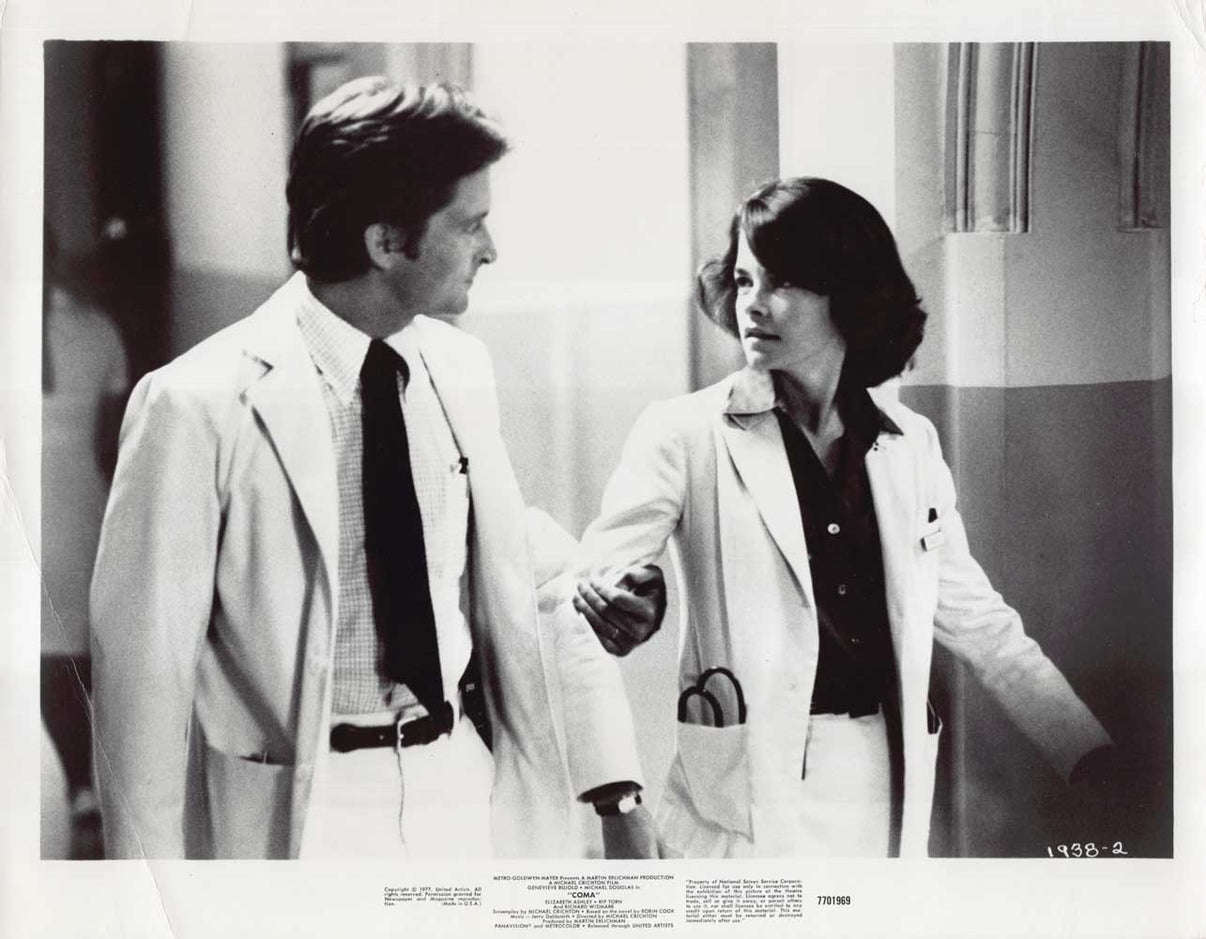 Genevieve Bujold COMA Michael Douglas original 8x10 press photos set 1 ...