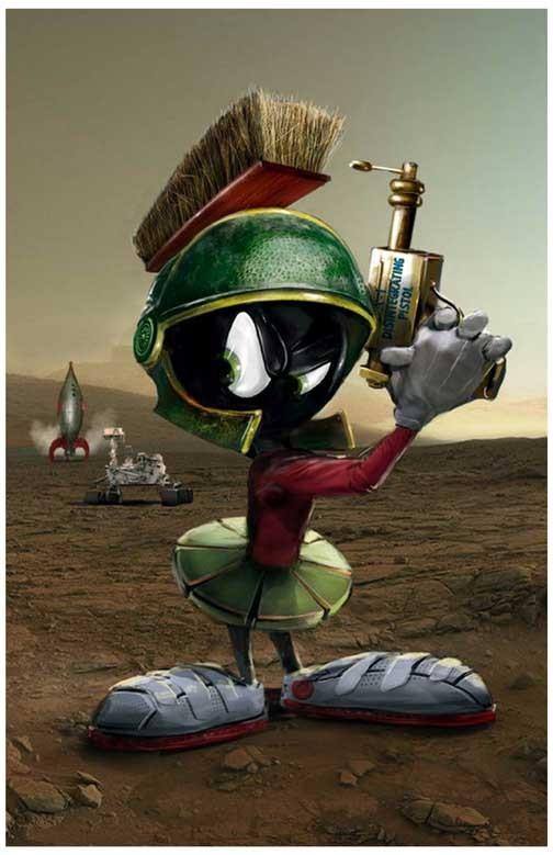 Looney Tunes MARVIN THE MARTIAN movie poster 11x17 – Hollywood Toy ...
