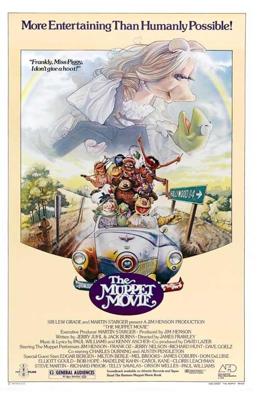 Jim Henson's THE MUPPET MOVIE movie poster 11x17 Drew Struzan ...