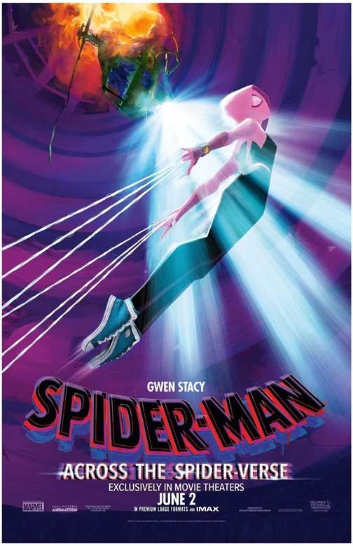 SPIDER-MAN ACROSS THE SPIDER-VERSE Gwen Stacy character movie poster 1 ...